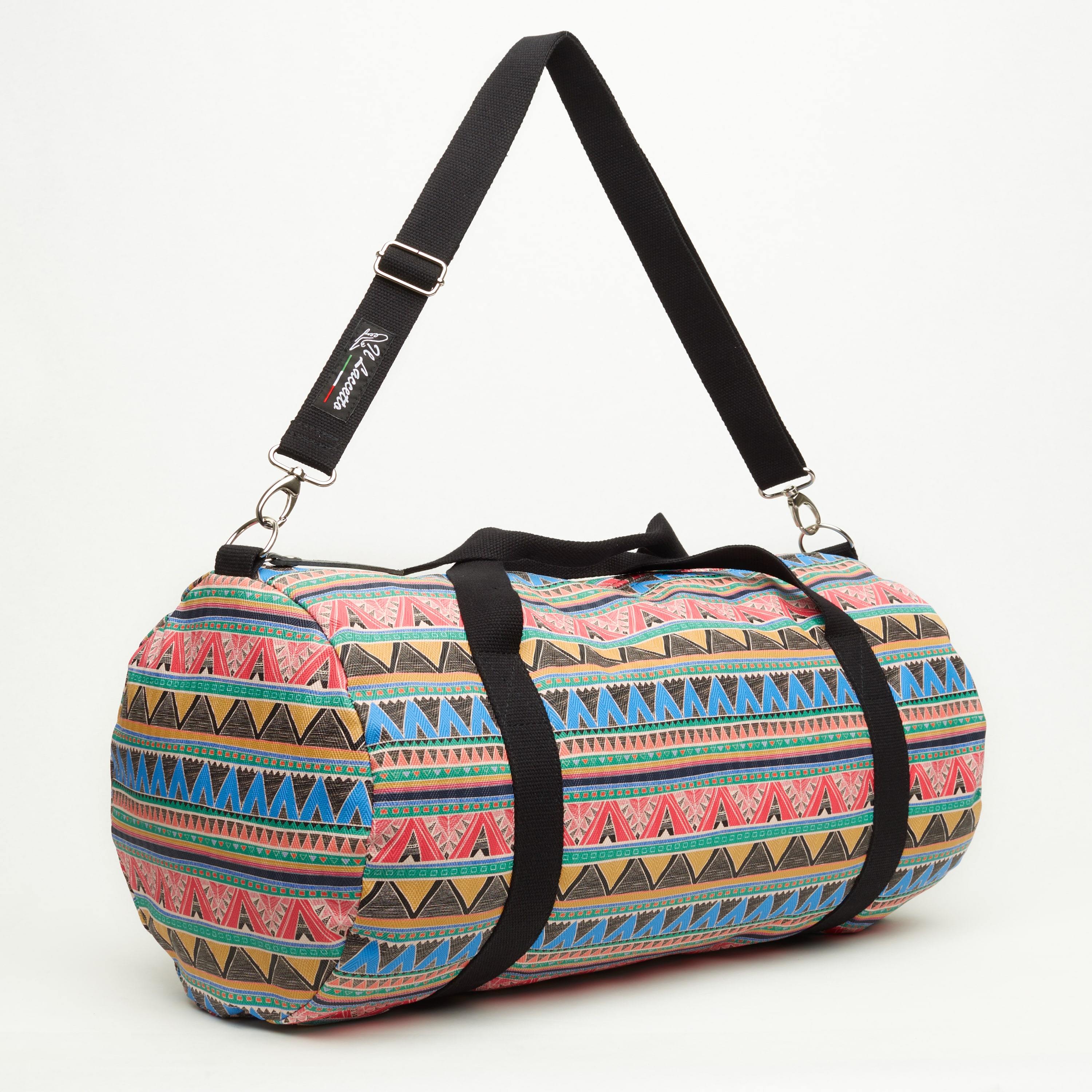 ECO-LEATHER MAXI BAG | TRIANGLES ETHNIC – Il Laccetto